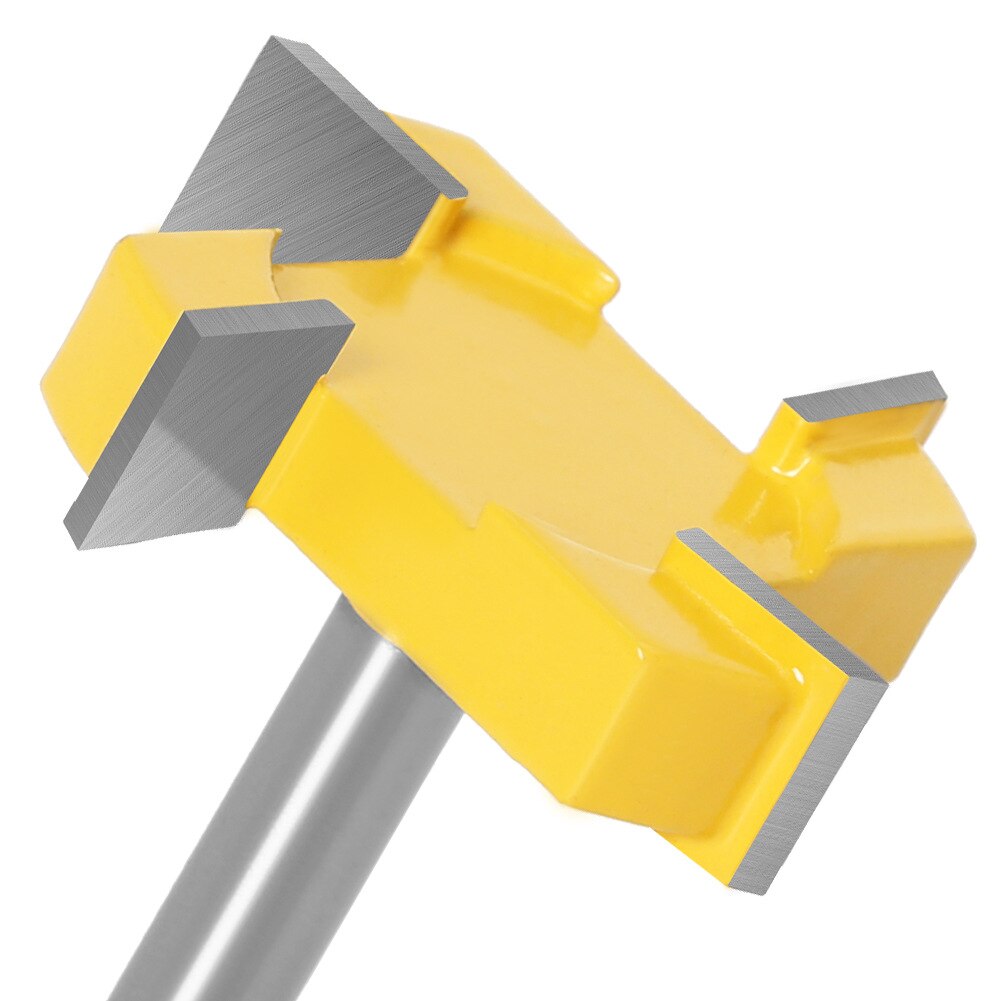 Freza, Otel carbon, 4 lame, 8 mm, Argintiu/Galben - eMAG.ro