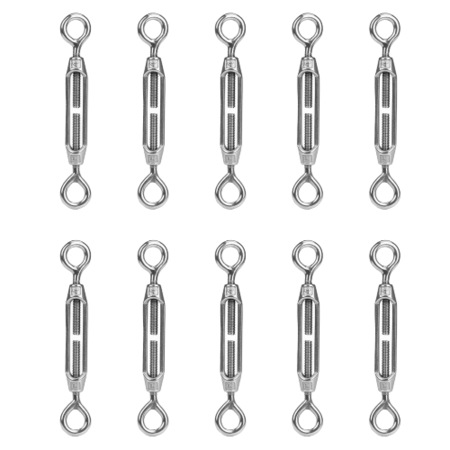 Intinzator de cablu cu carlig si ochi, otel inoxidabil 304, intinzator ...