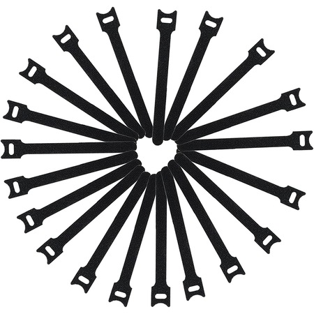 Set 100 coliere cabluri, Nylon, 15 cm, Negru - eMAG.ro