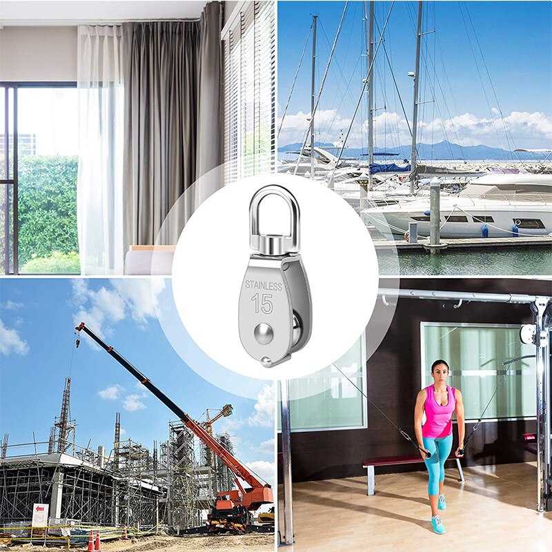 Set 5 scripeti, Inox, 35 kg, 20 x 60 mm, Argintiu - eMAG.ro