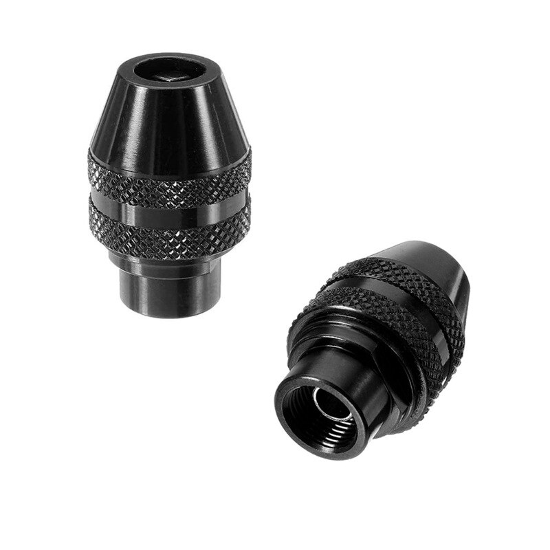 Set 2 mandrine, Sunmostar, Aluminiu, 2.35x1.4 cm, Negru - eMAG.ro