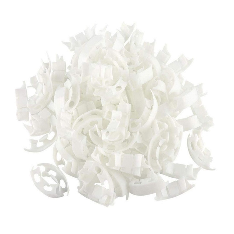 Set 100 cleme de indoit pentru ramuri de rosii, Plastic, Alb - eMAG.ro