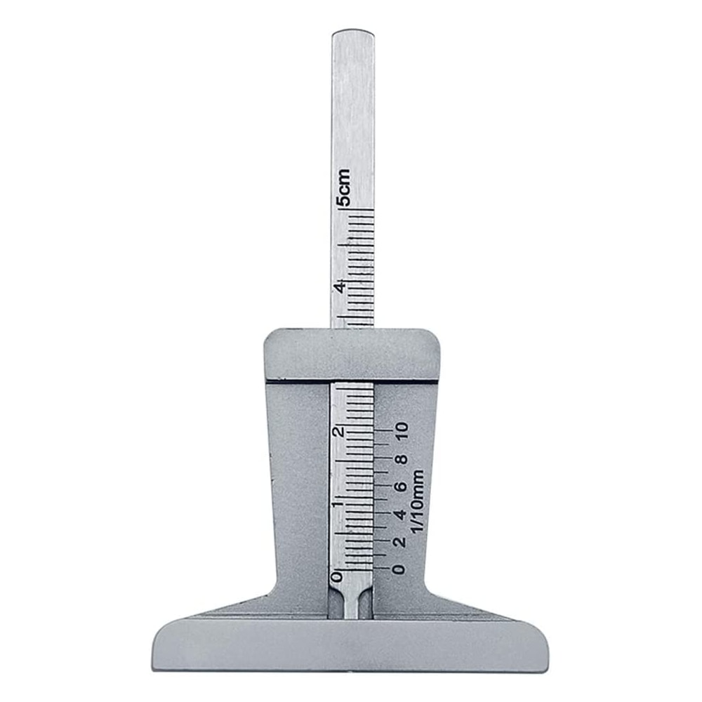 Subler anvelope, Inox, 90x57 mm, Argintiu - eMAG.ro