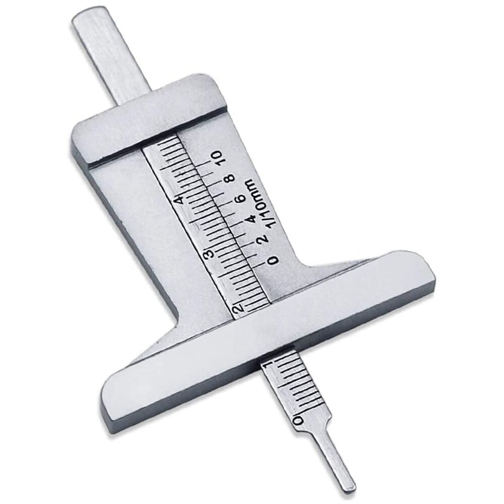 Subler anvelope, Inox, 90x57 mm, Argintiu - eMAG.ro