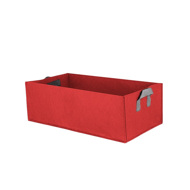 Pat pentru cultivare plante, Textil, 40x30x20cm, Rosu - eMAG.ro