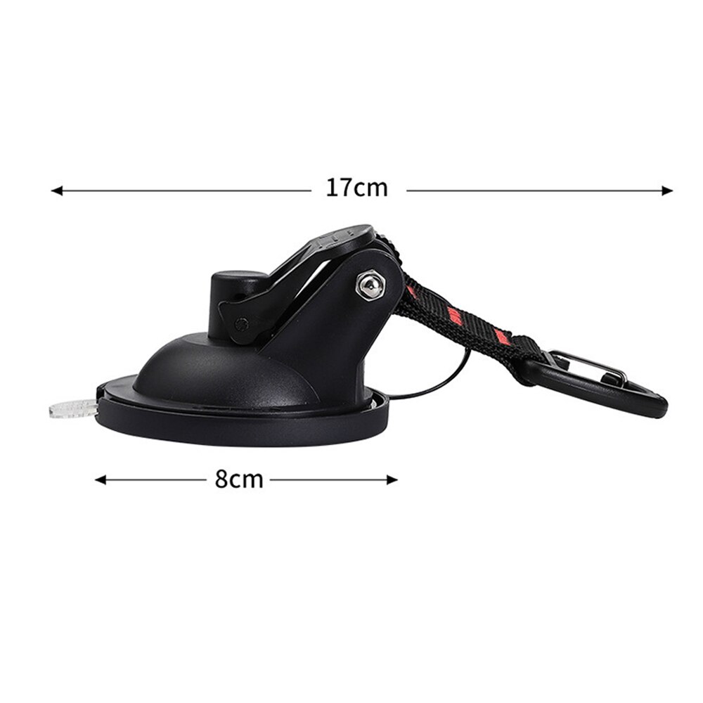 Set 4 suporti auto cu ventuza, PVC, Negru - eMAG.ro