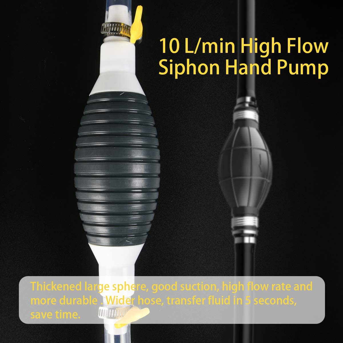 Pompa manuala de combustibil, 2 m, Portabila - eMAG.ro