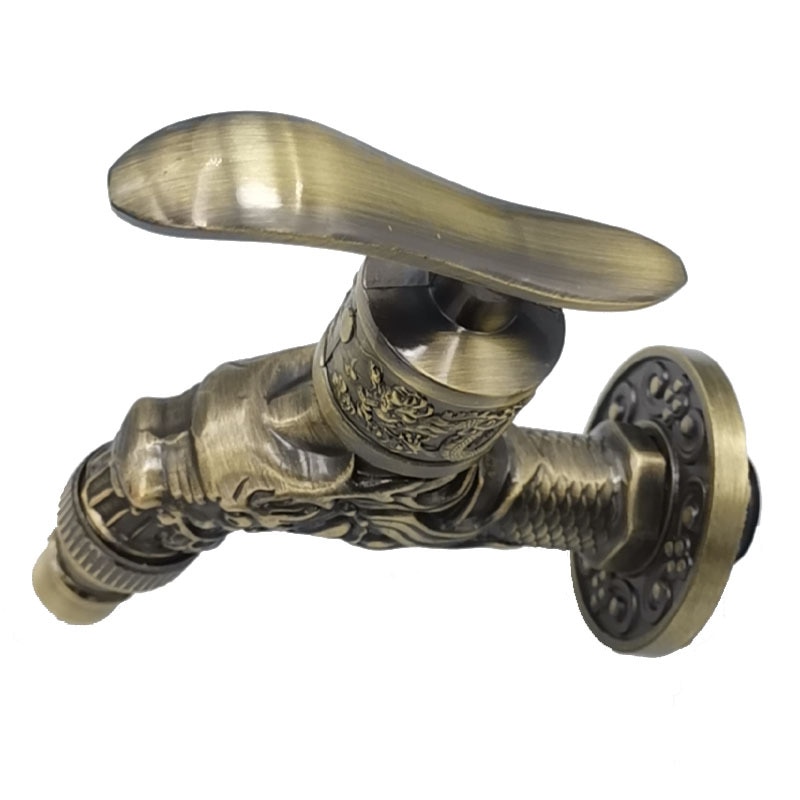 Robinet de gradina, Alama, Stil vintage, G1/2 inch, Auriu antichizat ...