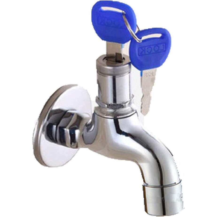 Robinet antifurt pentru chiuveta exterior, Aliaj de zinc/Inox, 20 mm ...