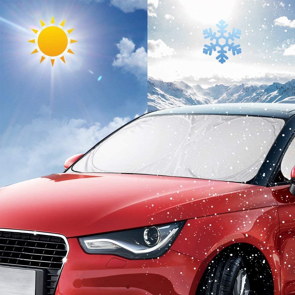 Set 6 parasolare masina, Alb - eMAG.ro