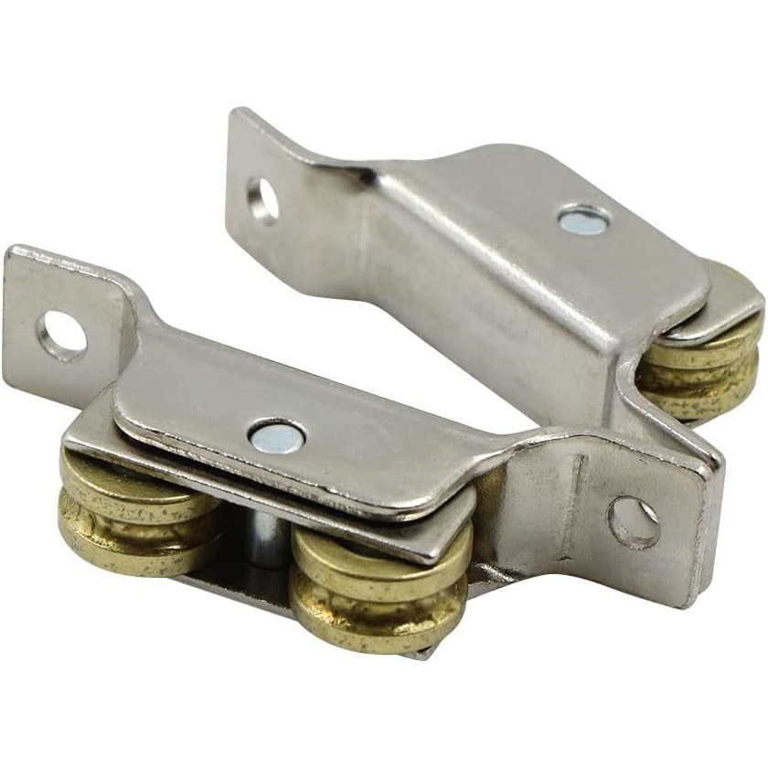 Set 2 roti pentru usi glisante, Fier, 16x28 mm, 40 kg, Gri - eMAG.ro