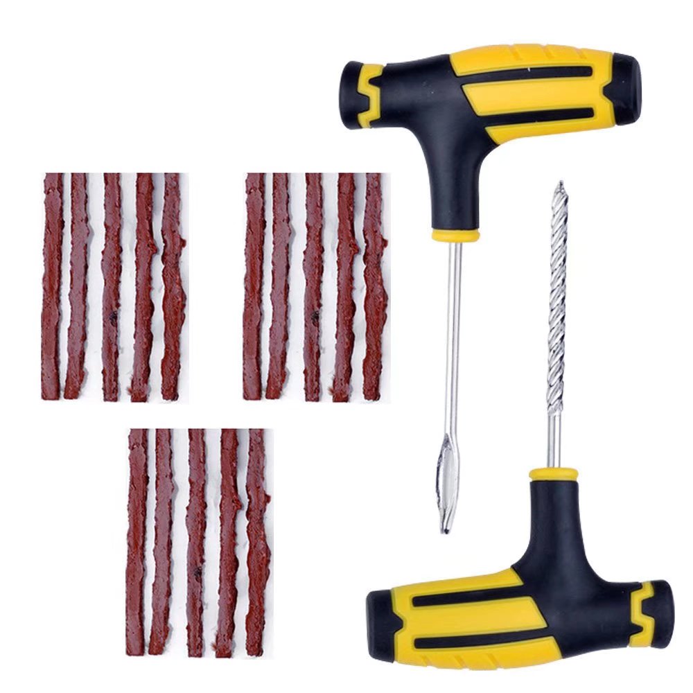 Kit reparare anvelope perforate, Pentru biciclete/masini/motociclete ...