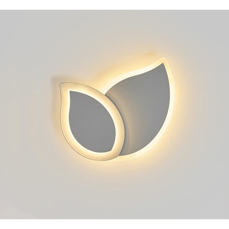 Aplice de perete 15W in forma de frunze de interior cu LED acrilic ...