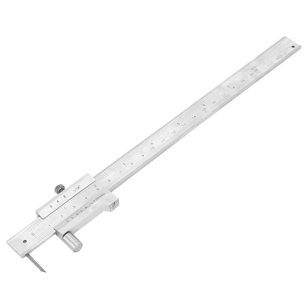 Subler cu vernier, Inox, 0-200 mm, Argintiu - eMAG.ro