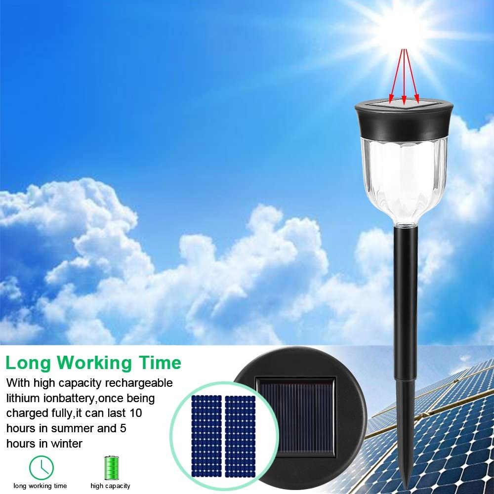 Lampa solara, LED RGB, IP65, Negru - eMAG.ro