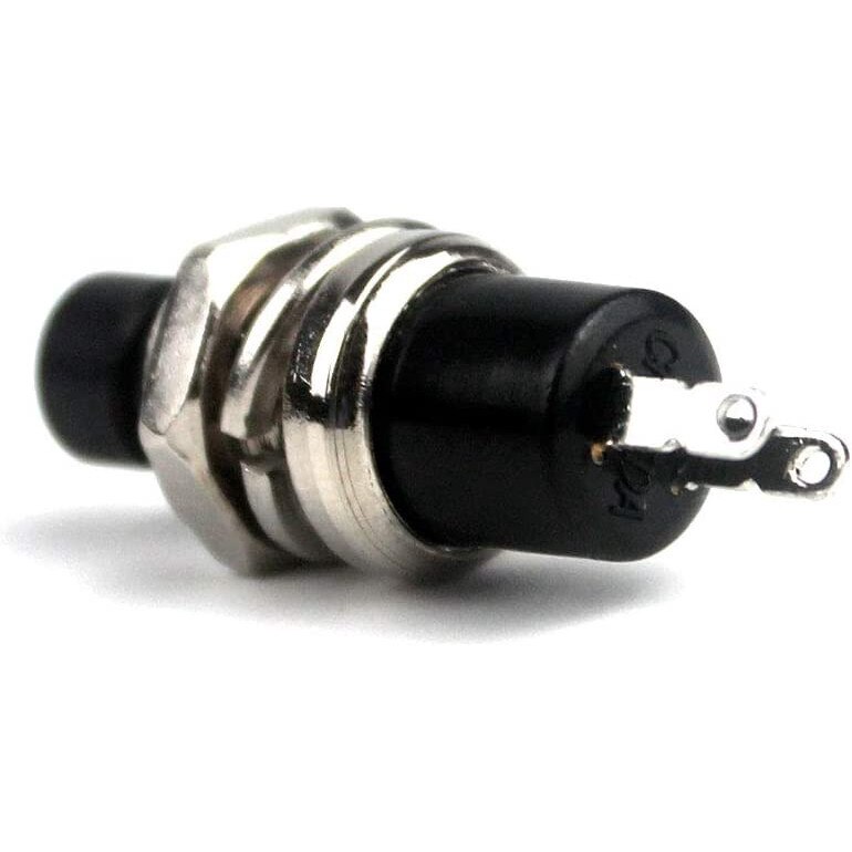 Set 5 intrerupatoare cu buton, 250V, 2A, Negru - eMAG.ro