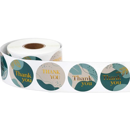 Rola de etichete autocolante, Model abstract, Pentru multumire, Pentru ...