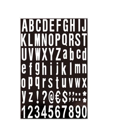 Set 10 coli cu litere si numere, autocolant, auto-adeziv, din vinil ...