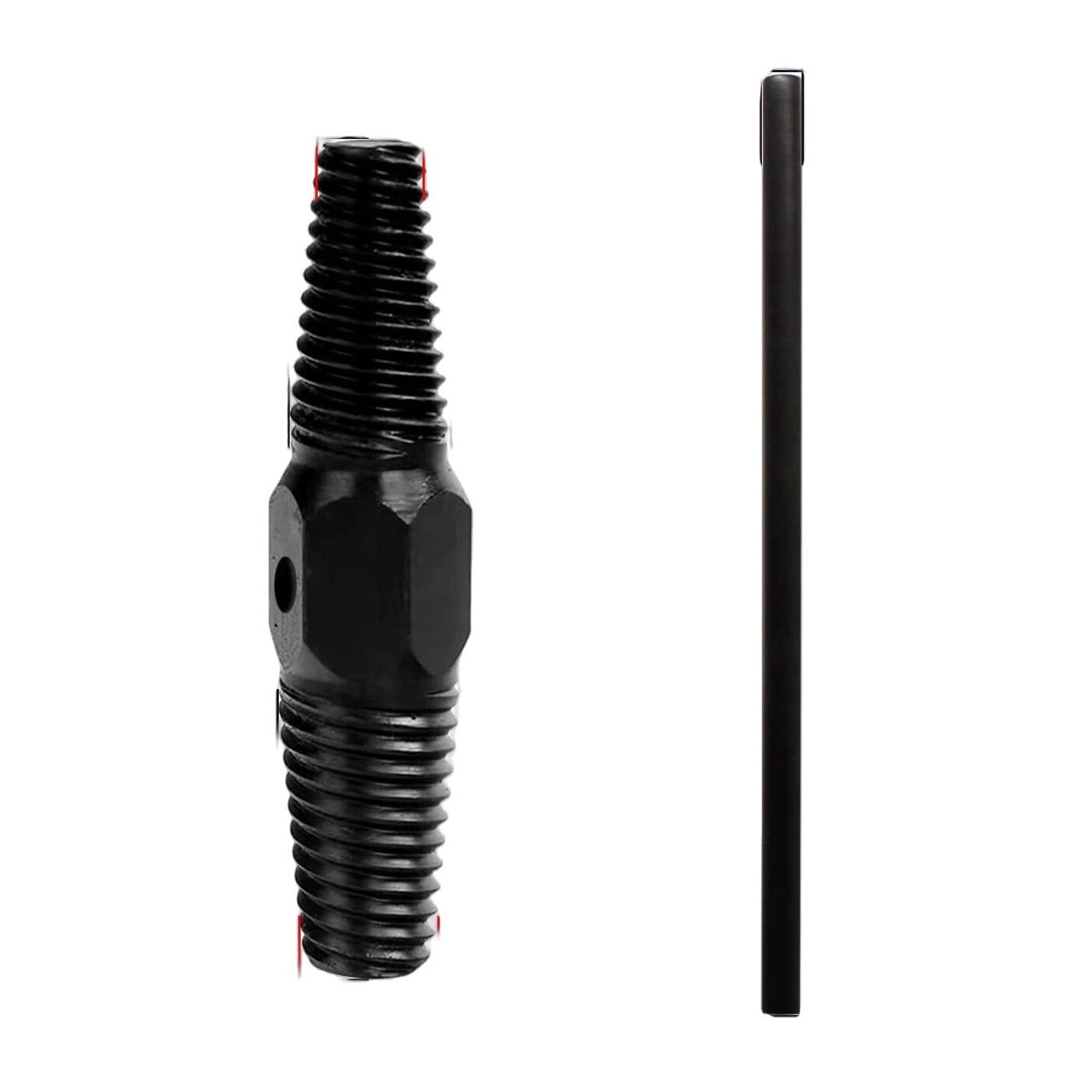 Extractor cu surub cu cap dublu, Otel, Negru - eMAG.ro