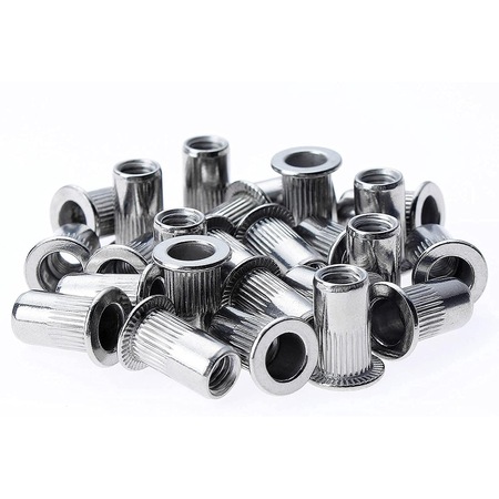 Set 150xPiulita cu nituri, M5, Inox, Argintiu - eMAG.ro