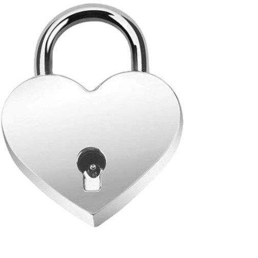 Mini lacat inima cu cheie, 4 buc - eMAG.ro