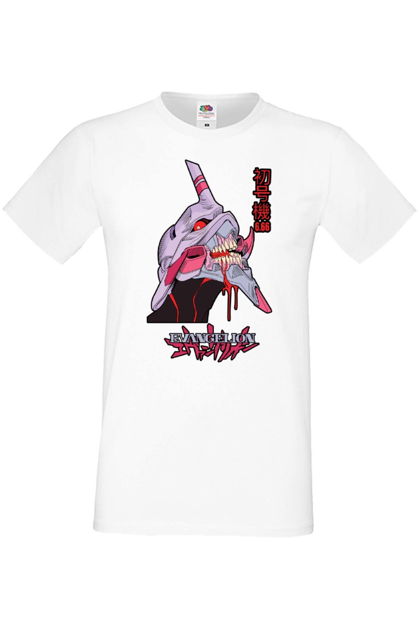 Férfi póló Japan Manga Anime Comics Tralala Neon Genesis Evangelion Eva ...