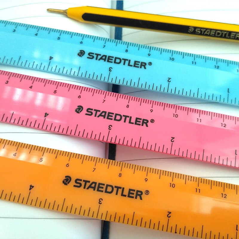 Set 5 rigle, Plastic, 15 cm, Multicolor - eMAG.ro