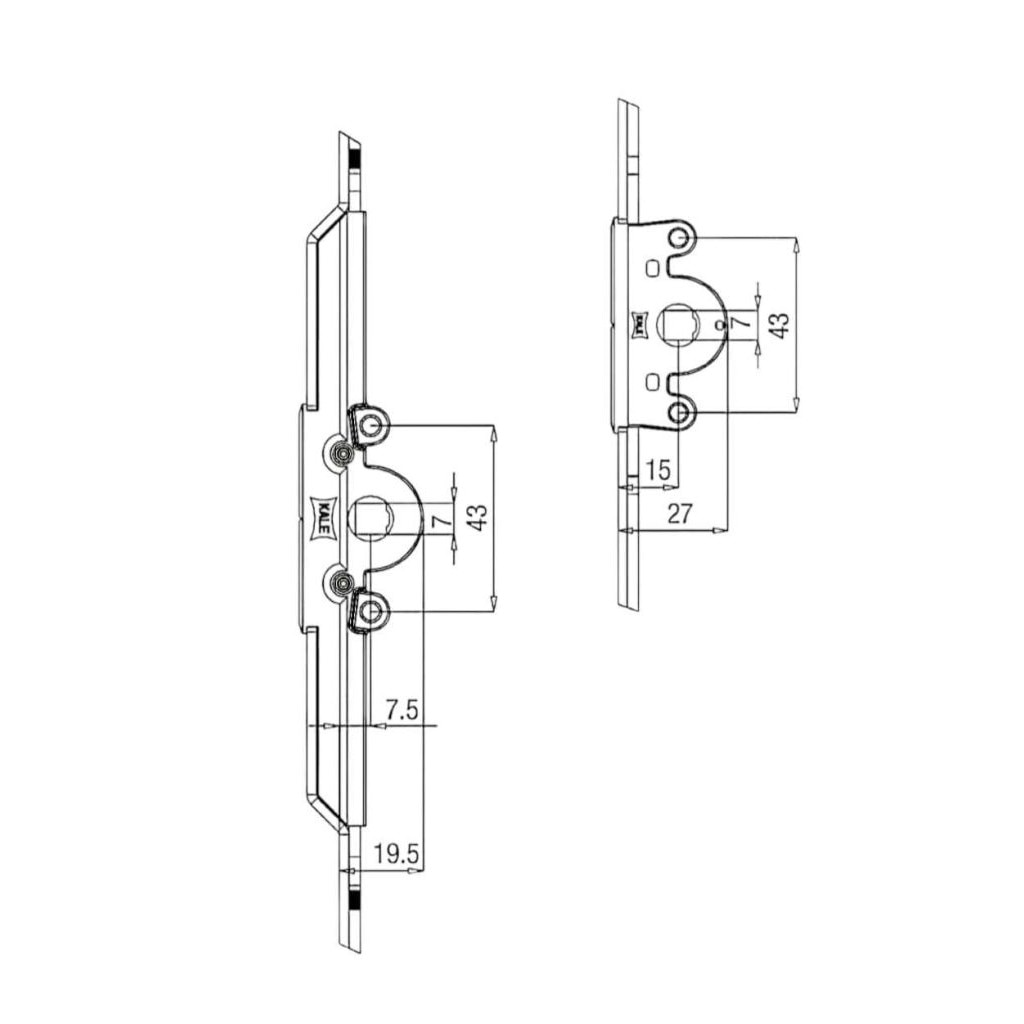 Spanioleta fereastra oscilobatanta, Kale, inaltime minim 750mm, maxim ...