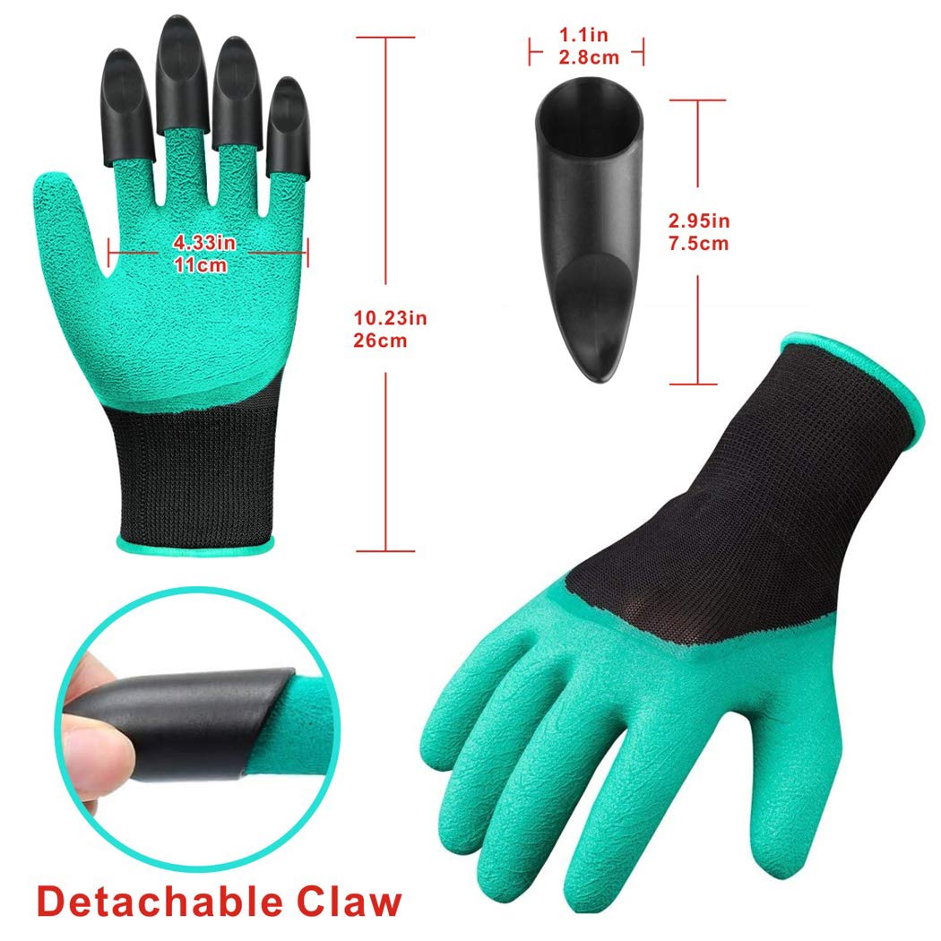 Manusi de gradina, latex/ABS, cu gheare, impermeabile, respirabile, 1 ...
