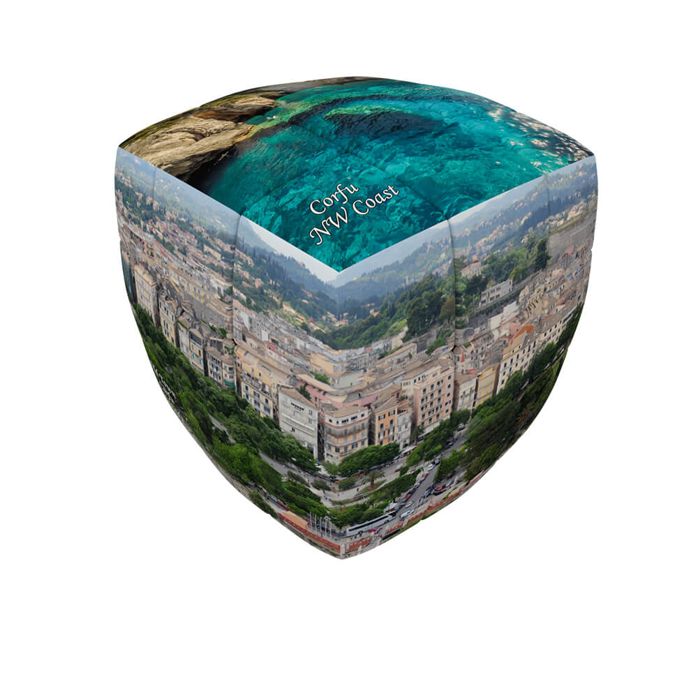 Cub rubik Corfu, V Cube, Plastic, Multicolor - eMAG.ro
