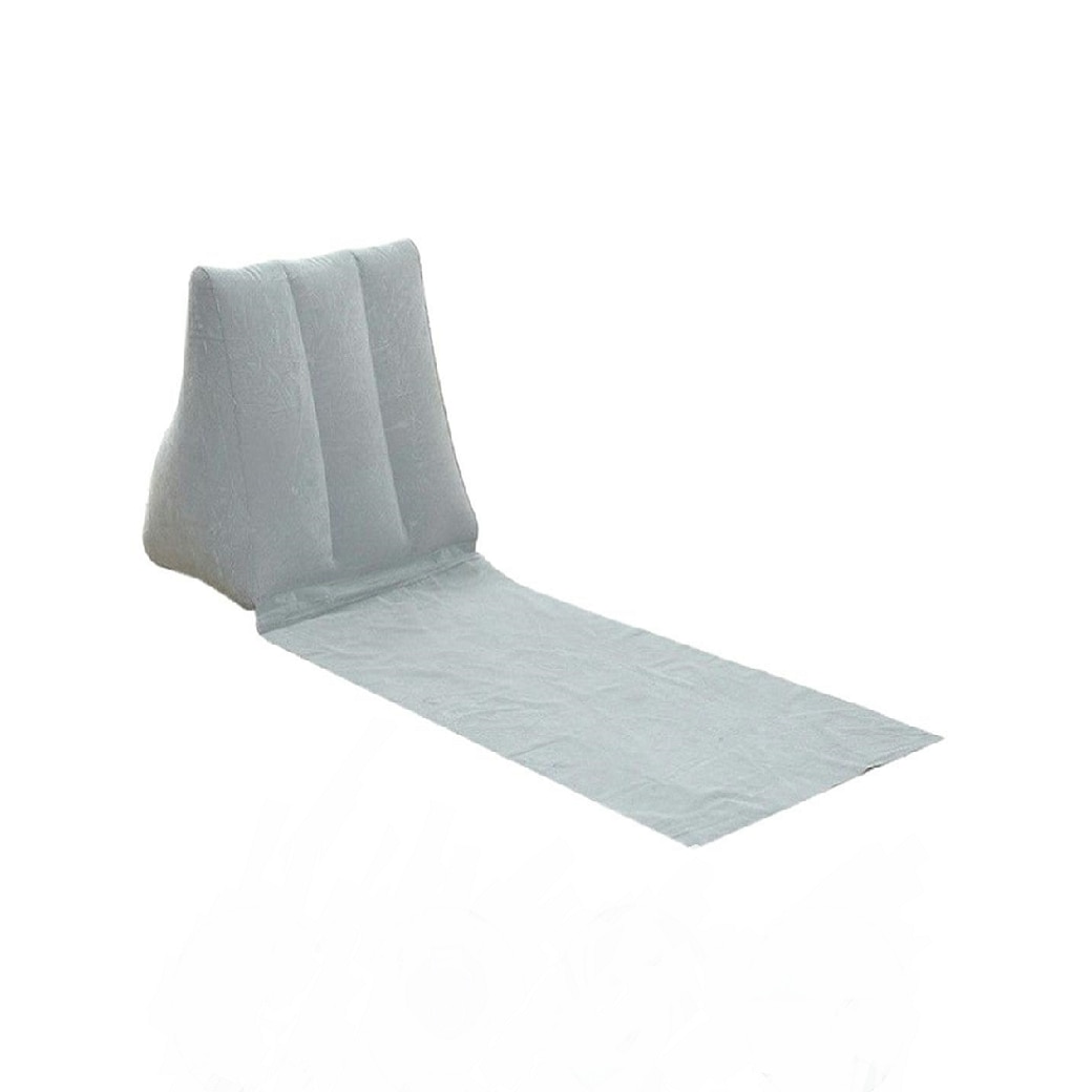 Rogojina de plaja, perna gonflabila, pliabila, 138x48cm, Gri, RBT ...