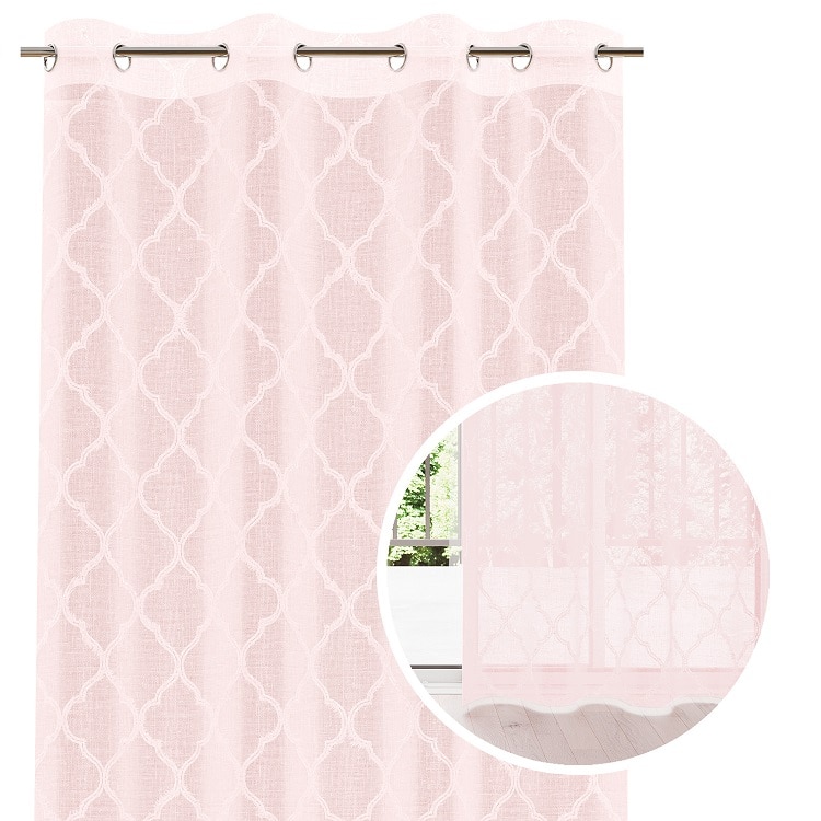 Ojeli pentru perdele roz 140x250 - eMAG.ro