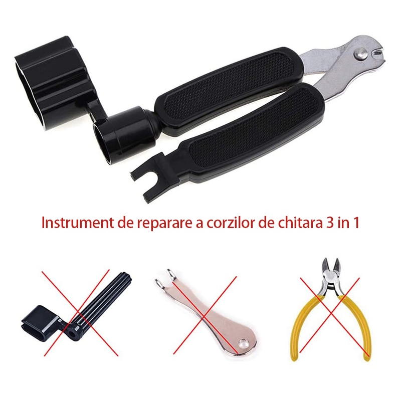 Dispozitiv de taiere a corzilor de chitara, Sundiguer, 12x5x1cm ...