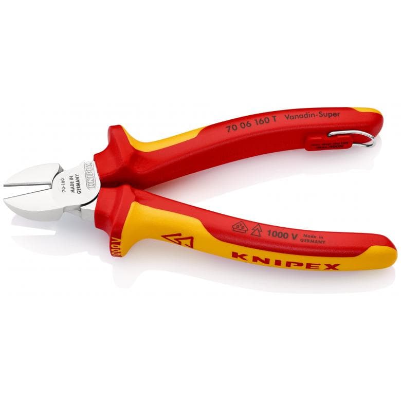 Cleste cabluri, Knipex, Izolat, 160mm, Rosu - eMAG.ro