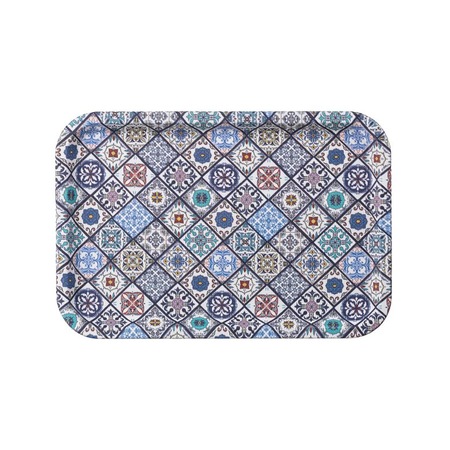 Tava servire, Plastic, 31 x 21 x1.5 cm, Multicolor - eMAG.ro