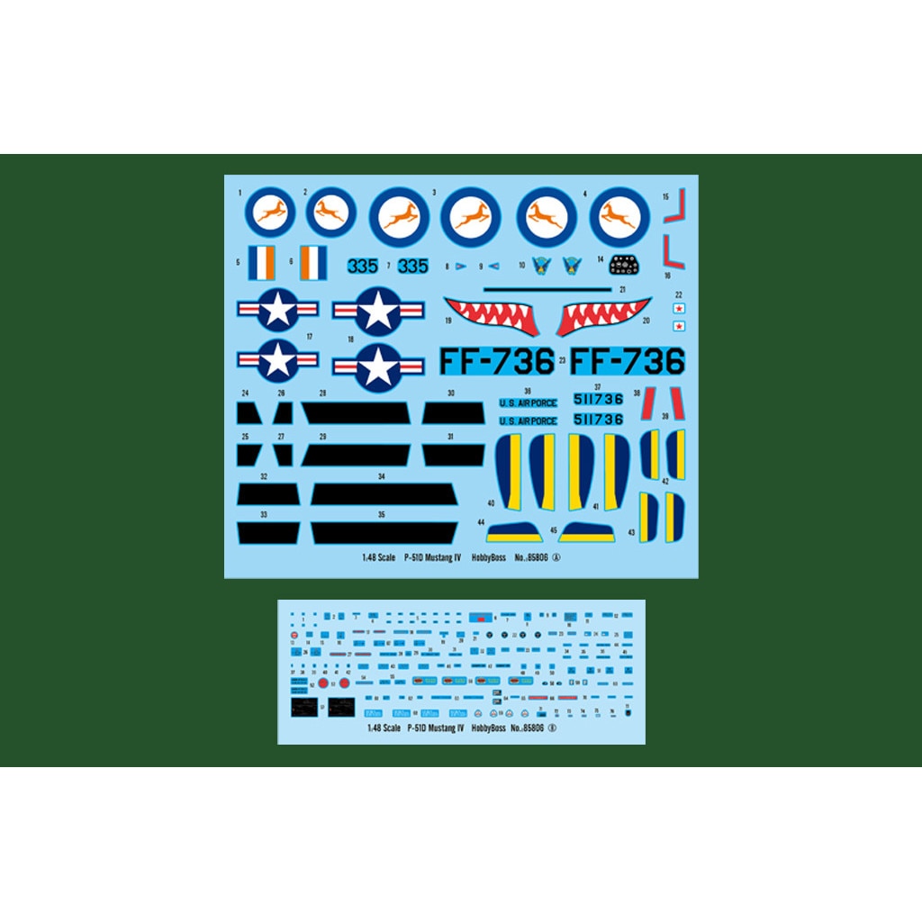 Macheta aeromodele Hobby Boss P-51D Mustang IV easy assembly kit 1:48 ...