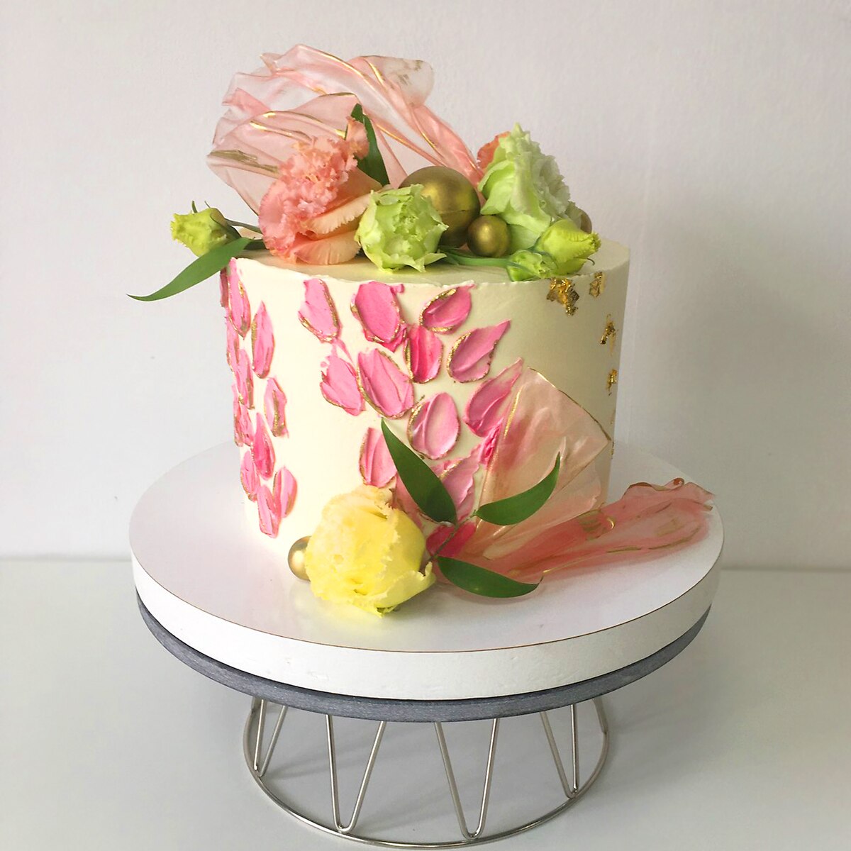 Поднос за торта, Brand4Cake, полистирен, 30 см, бял - eMAG.bg