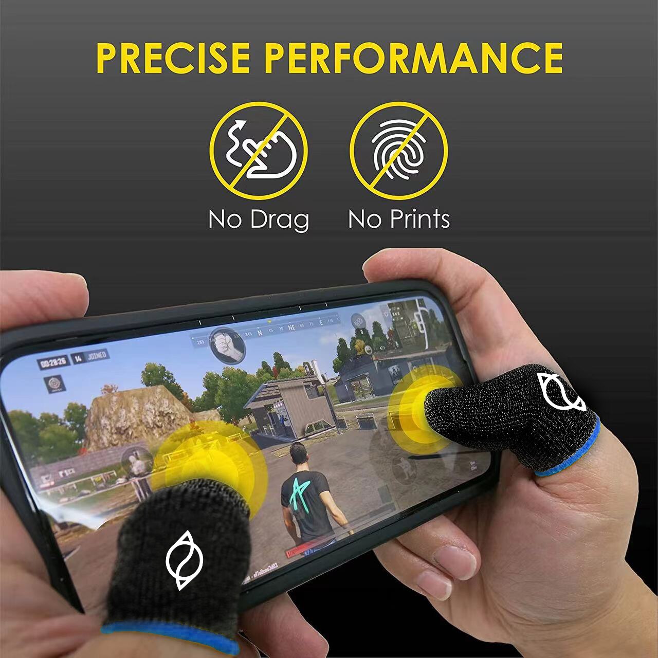 Set 3 accesorii pentru degete pentru jocuri, Negru - eMAG.ro