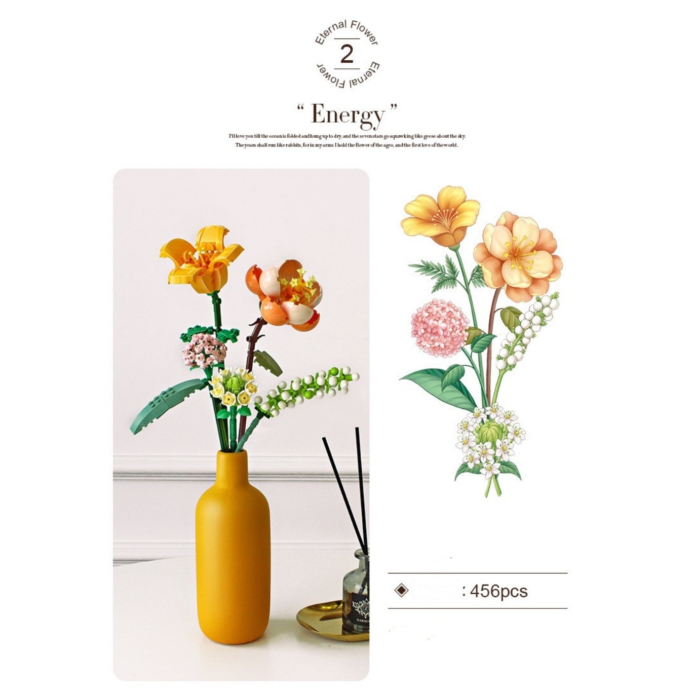 Конструктор, MunDeir, ABS, Multicolor, 456 бр - eMAG.bg