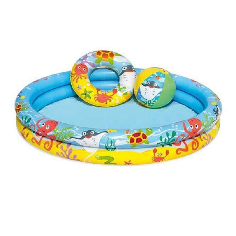 3 az 1-ben felfújható medence, labda és úszógumi - eMAG.hu