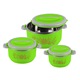 Caserola termica, set 3 piese, cu interior din inox, Naimeed D4810 ...