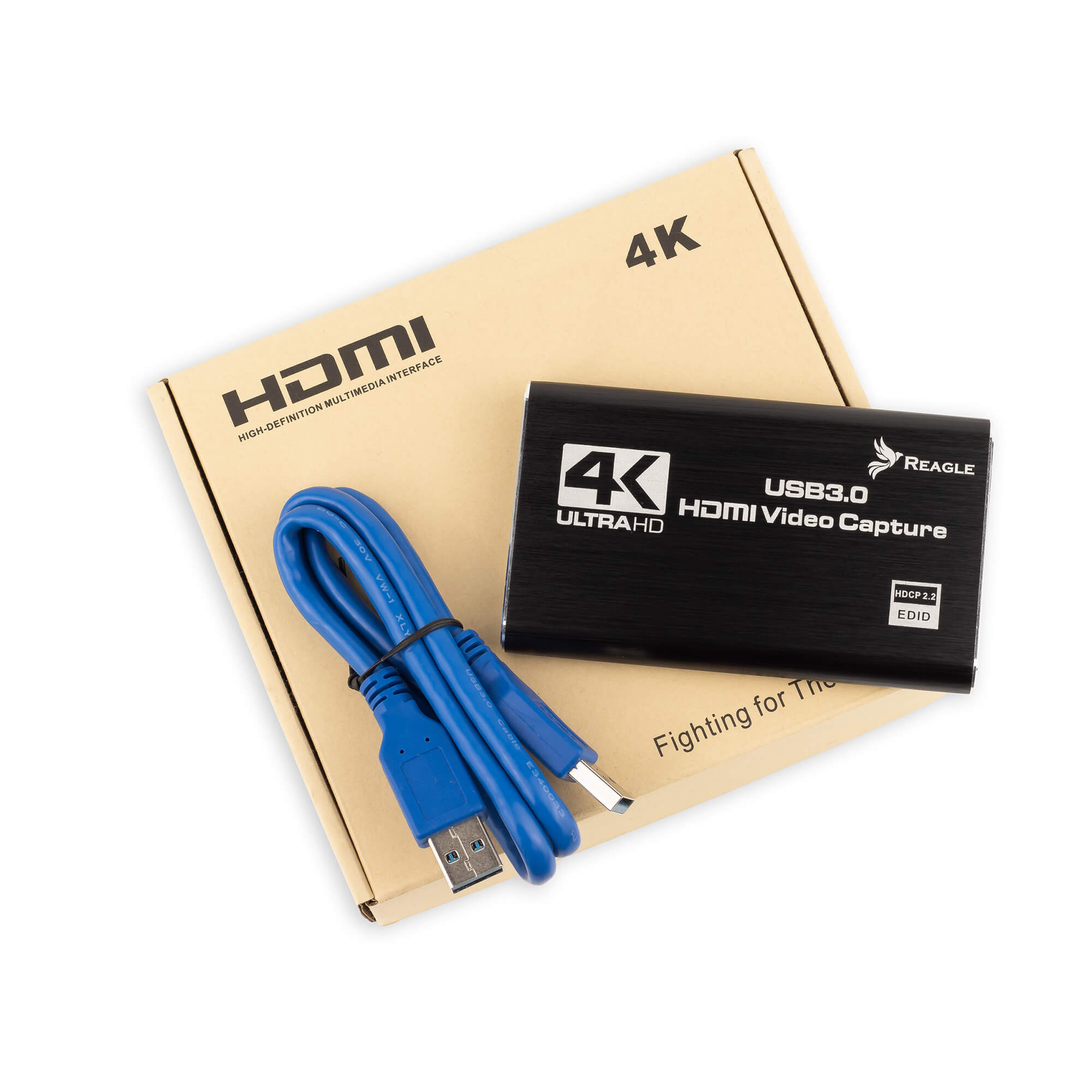 USB към HDMI 4K 60Hz HDCP Reagle Video Capture Card за улавяне и ...