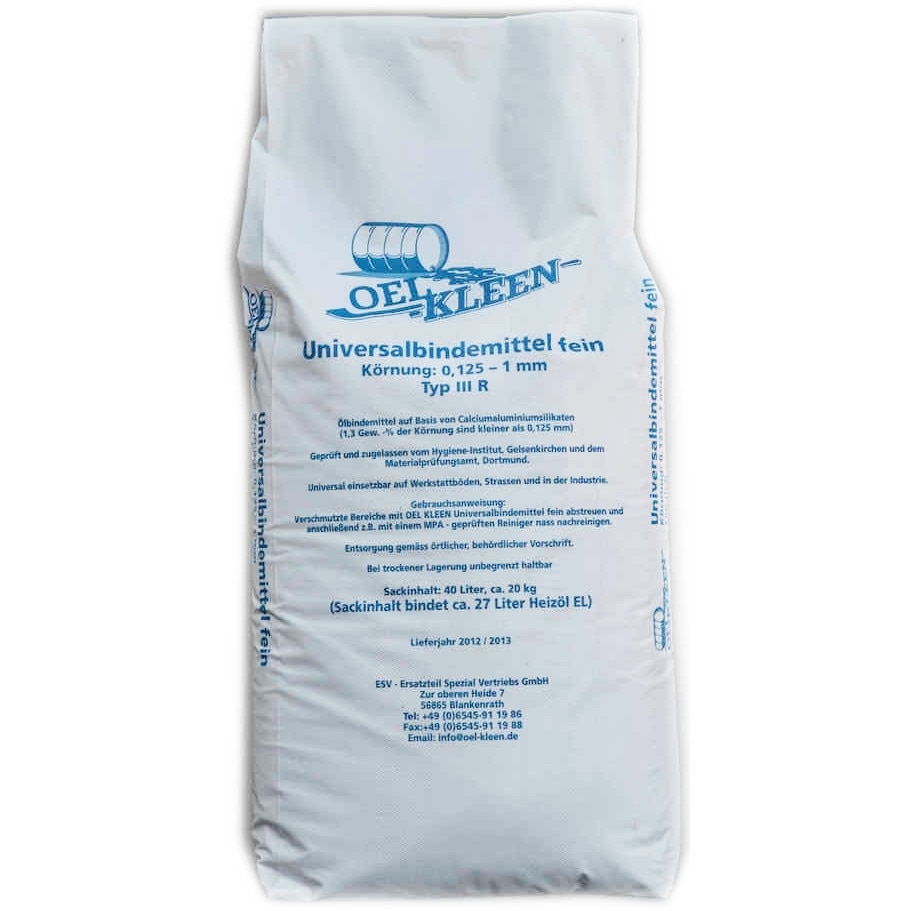 Granule absorbante universale Oel Kleen Universal Fein, sac 20-25kg/40L ...