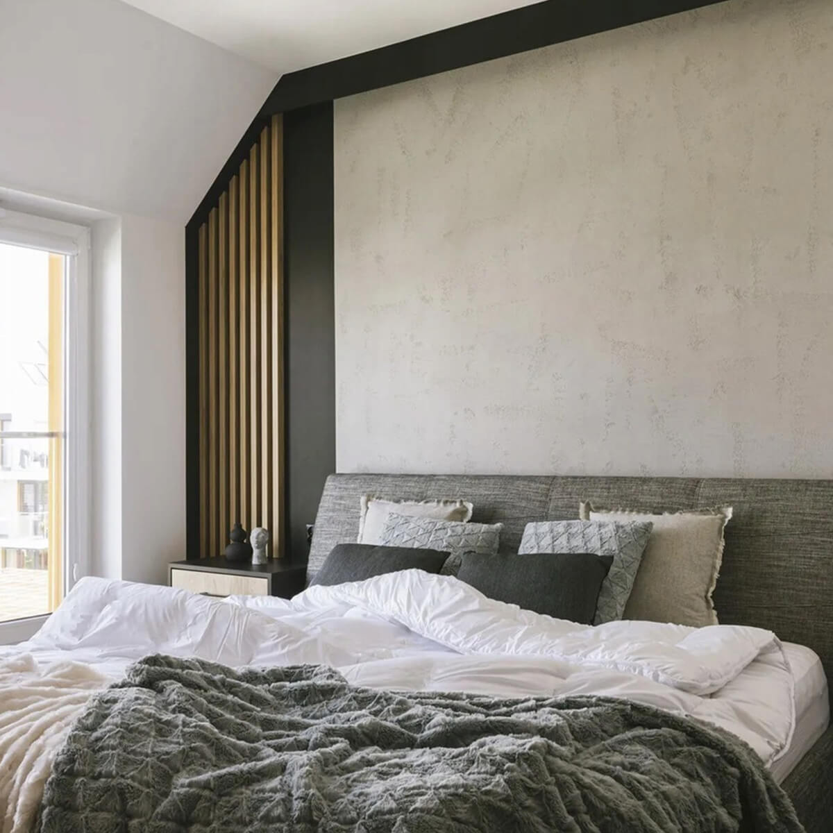 Lamele decorative de perete stejar laminat, MDF, Lameo, stejar artisan ...