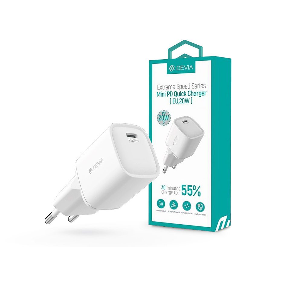 Devia Hálózati Töltő Adapter Type C Bemenettel 20w Devia Extreme