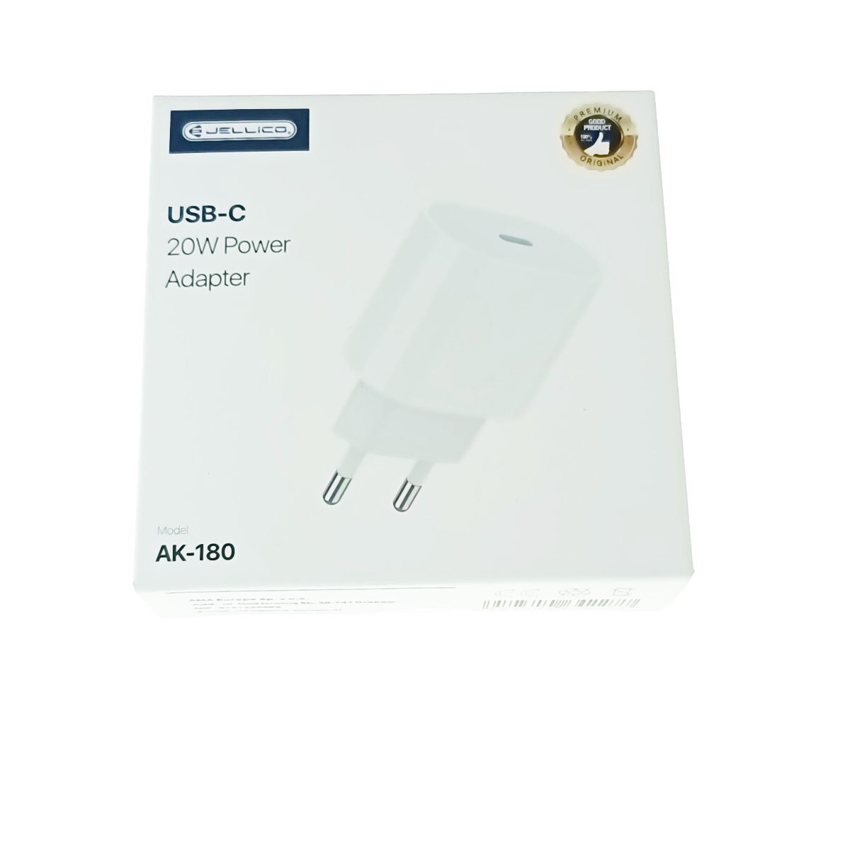 Зарядно USB Type C към Euro socket, PD 20W, Jellico AK180 04227, Fast ...