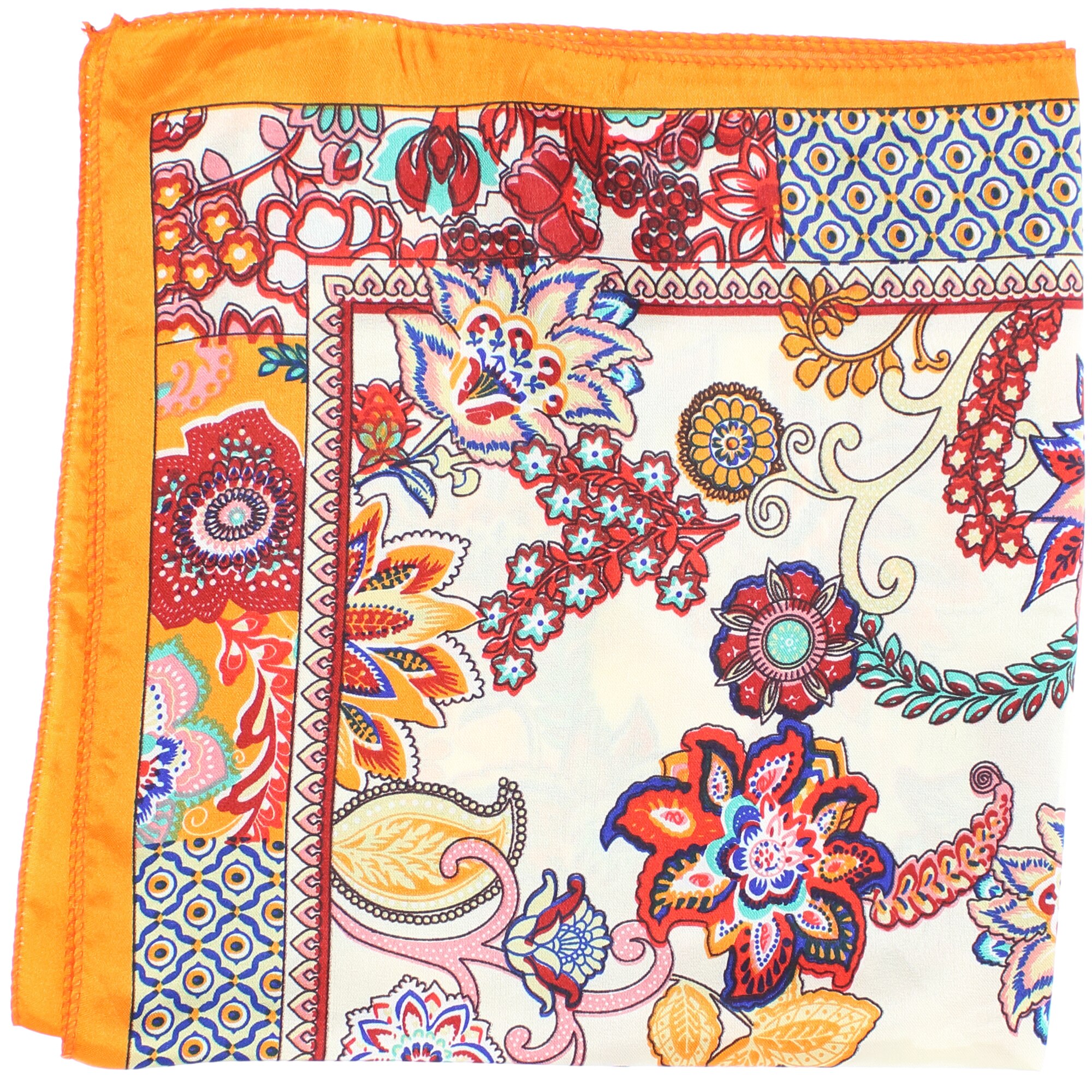 Batic de dama, 50x50 cm, Buticcochet, saten, imprimeu stilizat ...