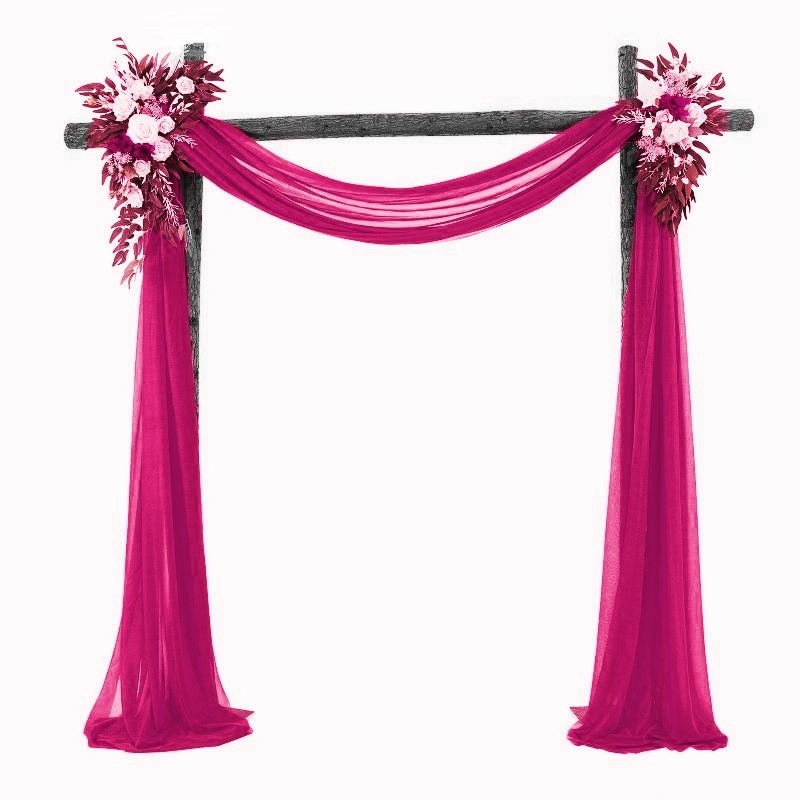 Fundal decorativ petrecere din tull, 150x800cm, roz aprins - eMAG.ro