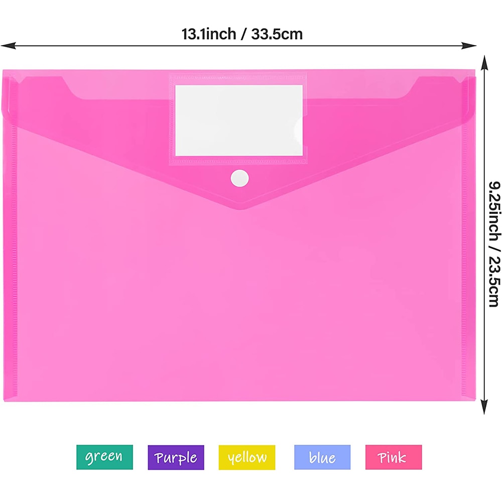 Set 10 mape A4, FreeBiz, Plastic, Multicolor - eMAG.ro
