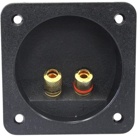 Conector boxe panou 2 contacte aurite, patrat MA482 - eMAG.ro